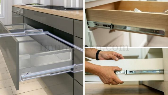 Kích thước ray trượt ngăn kéo tiêu chuẩn và cách chọn chuẩn